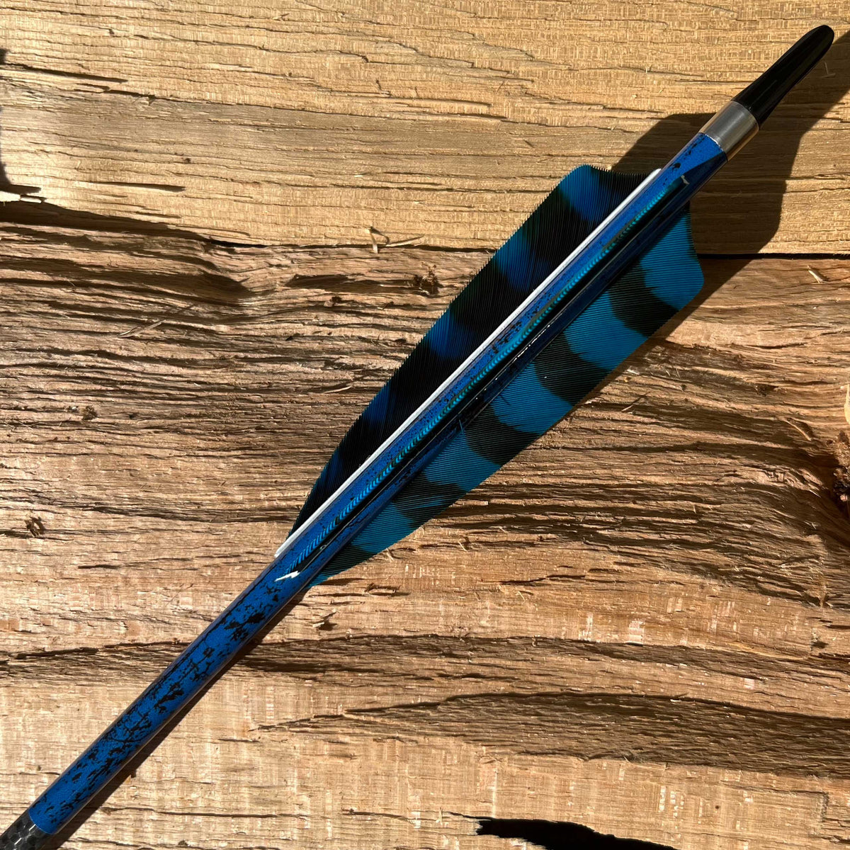 Draven Archery - Grime Darkblue Arrow Wraps