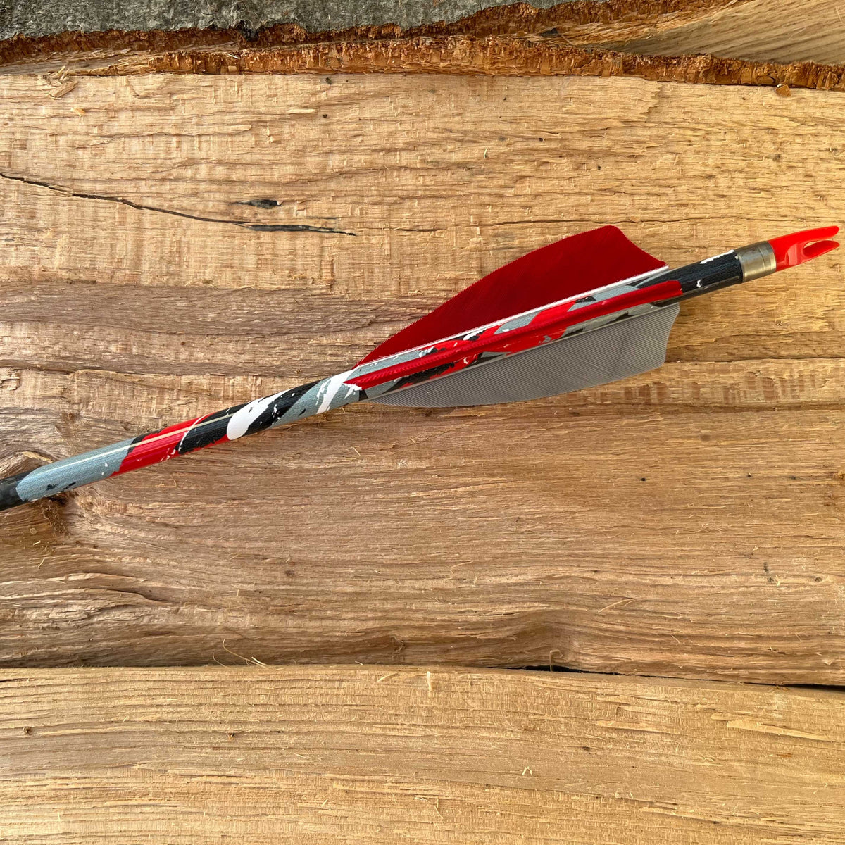 Draven Archery - Splatter Red Arrow Wraps