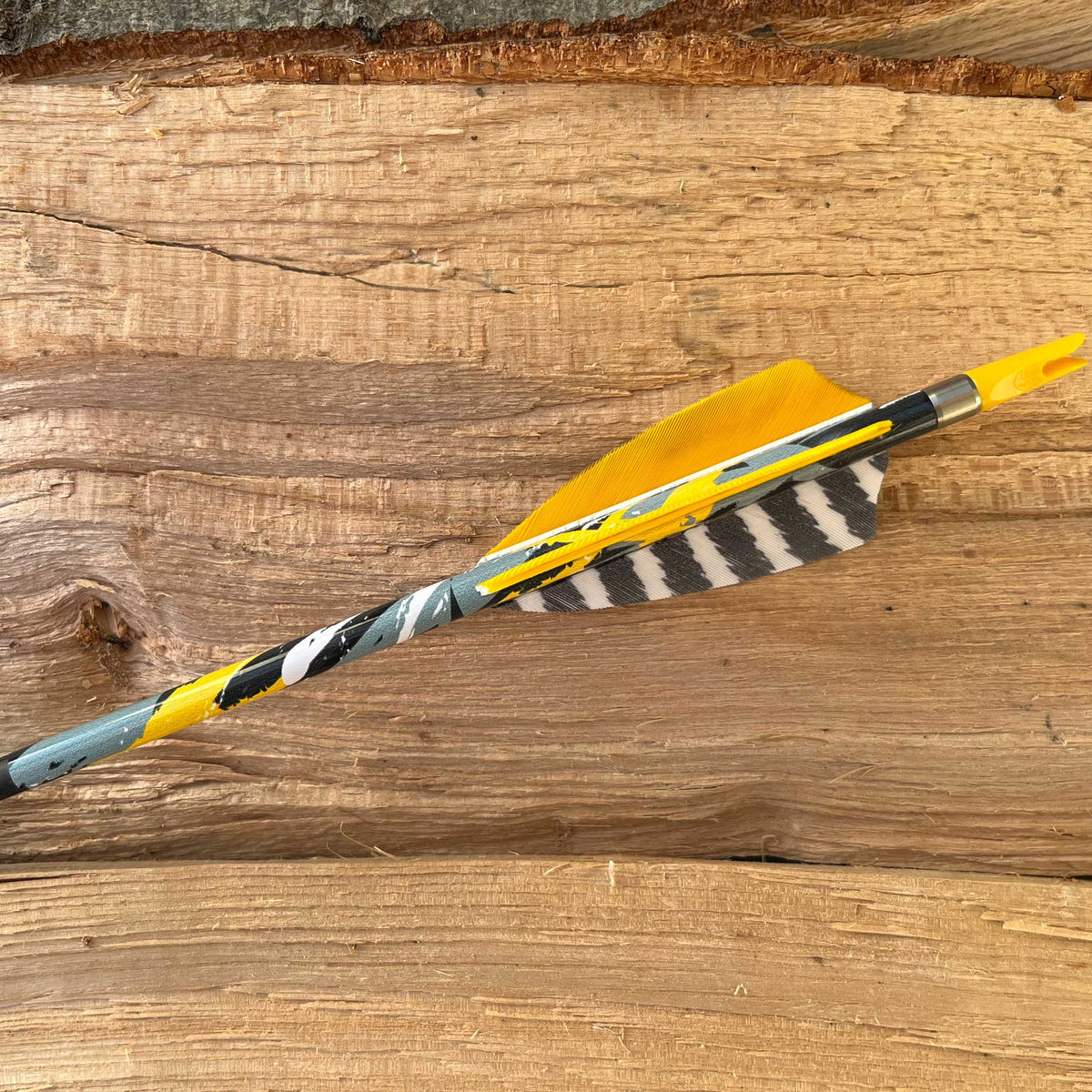 Draven Archery - Splatter Yellow Arrow Wraps