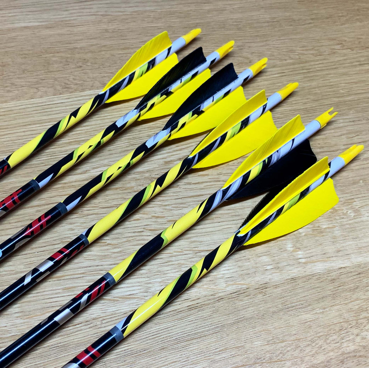 Draven Archery - Racing Yellow Arrow Wraps